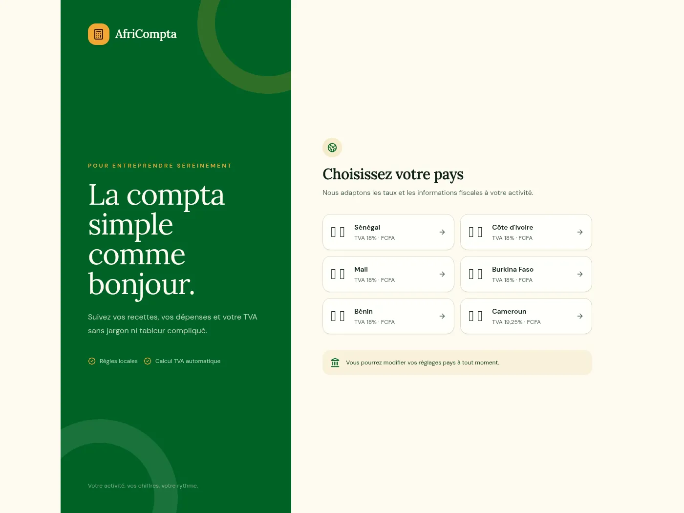 AfriCompta Simple Comptabilité