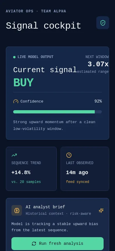 Aviator Signal Predictor