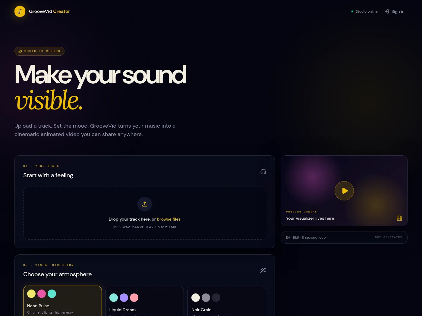 GrooveVid Creator