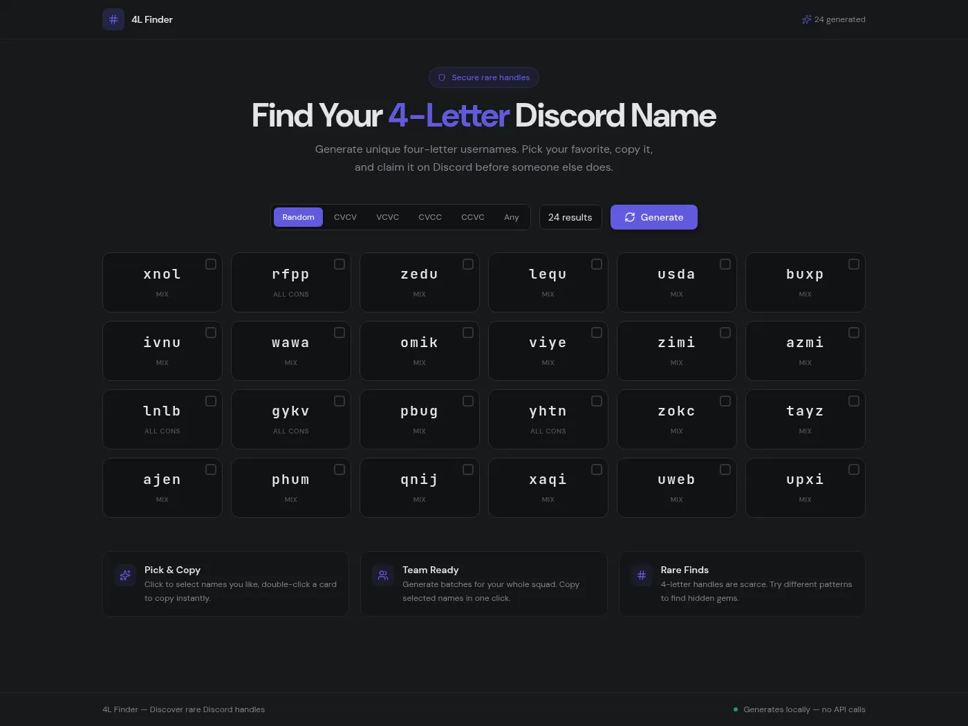 Discord 4L Finder