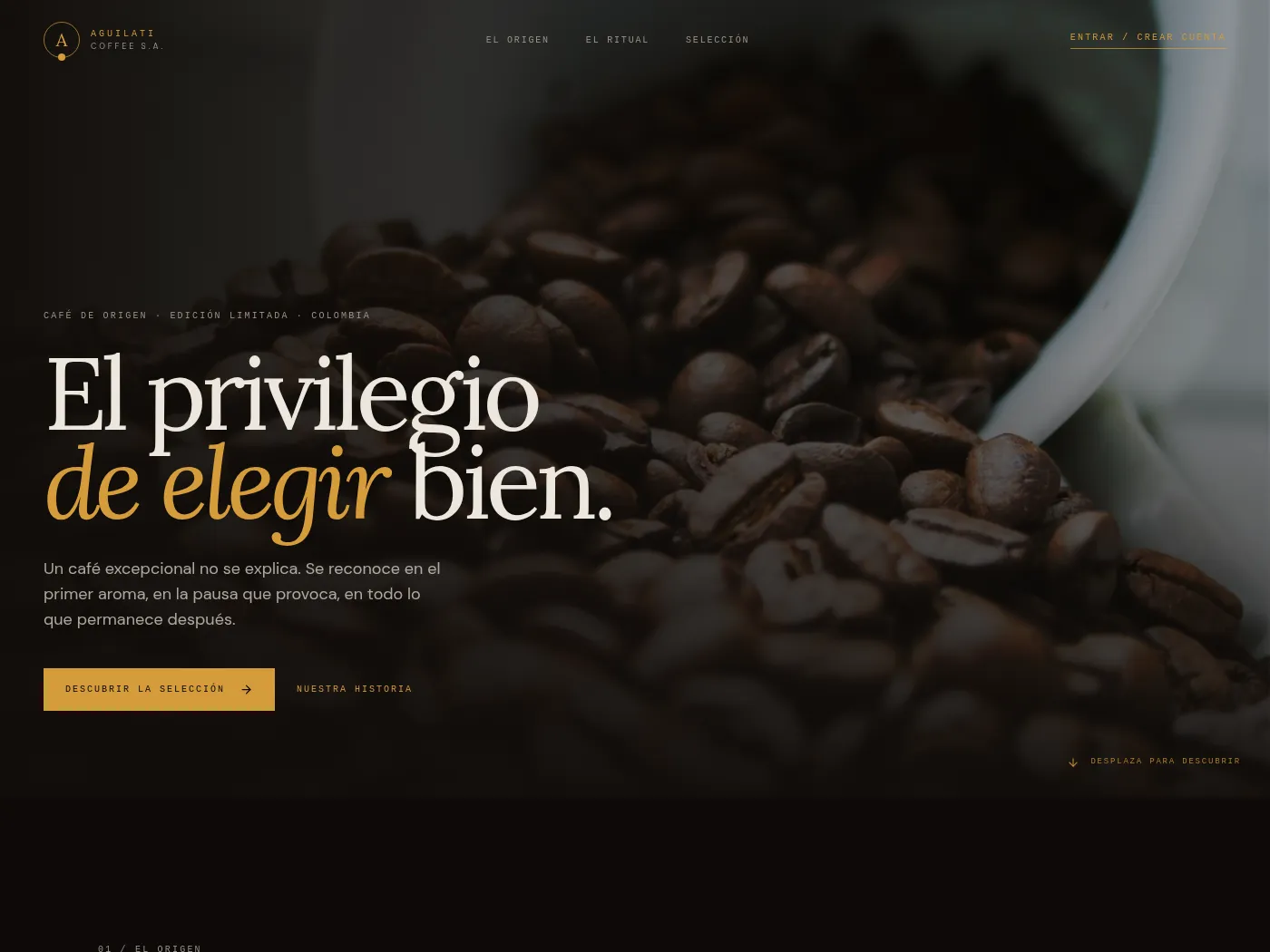 Aguilati Coffee Premium Site