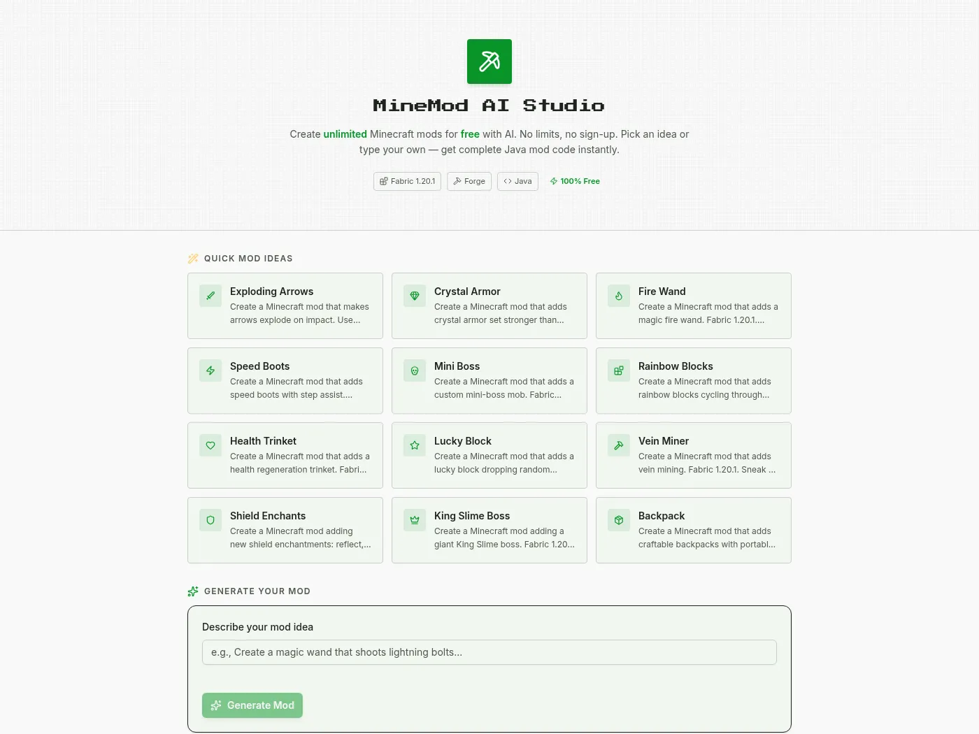 MineMod AI Studio