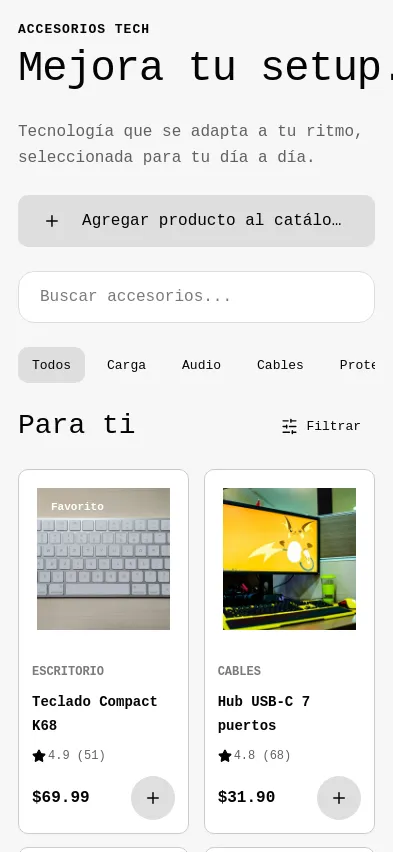 David Accesorios Tech Shop