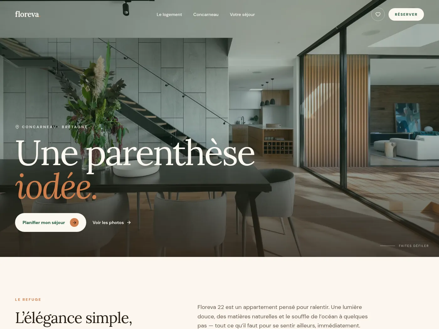 Logement Showroom Site