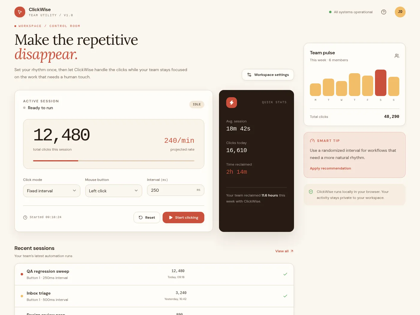 ClickWise Utility