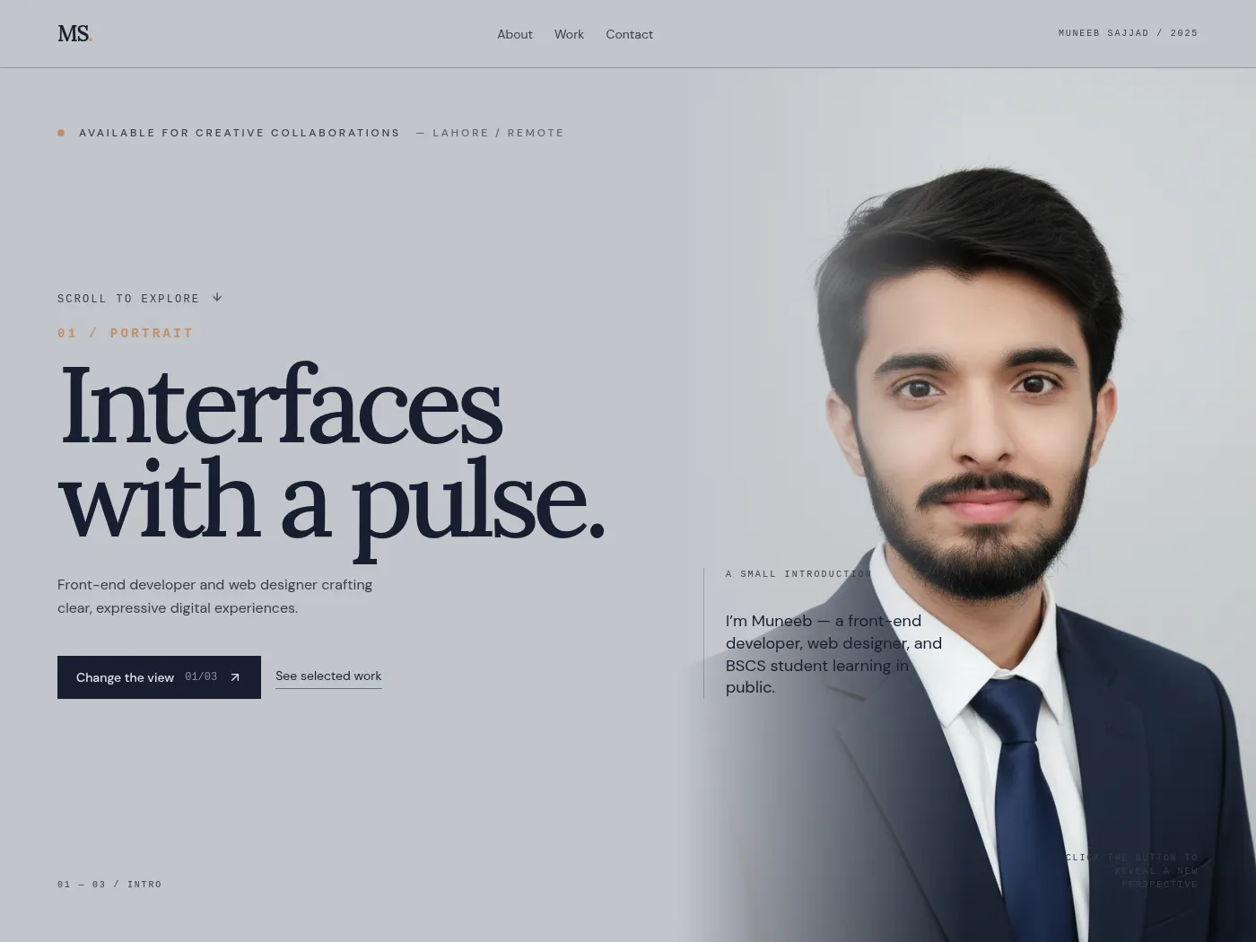 Animated Portfolio Trend
