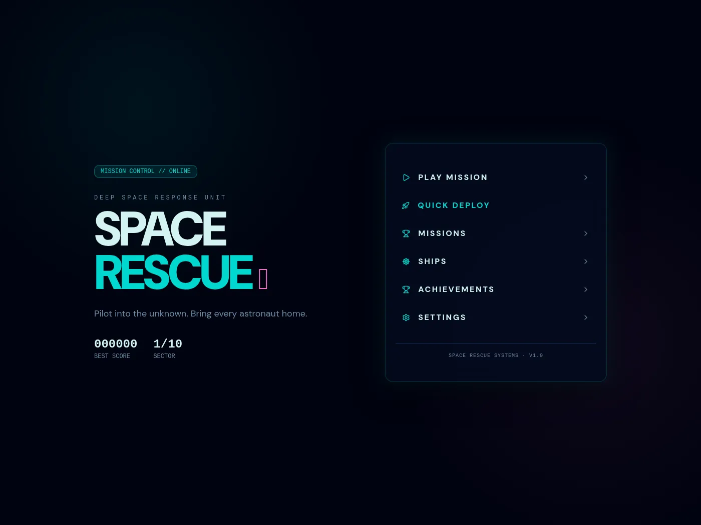 Space Rescue Arcade
