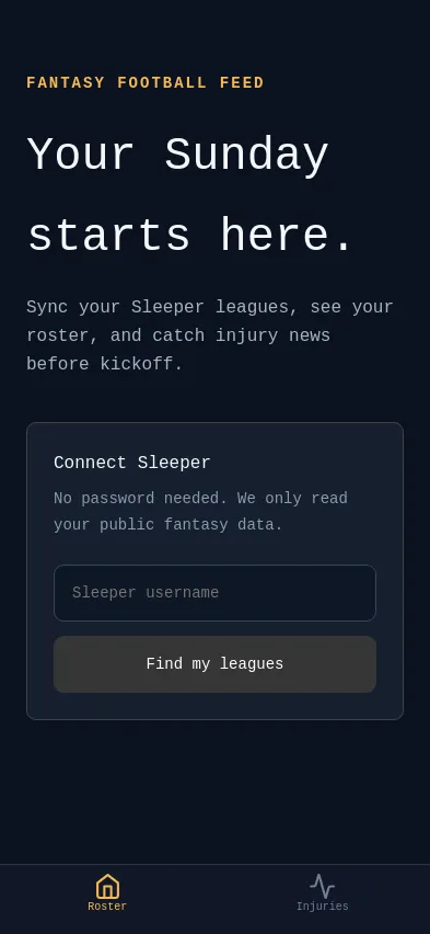 Fantasy Football Feed