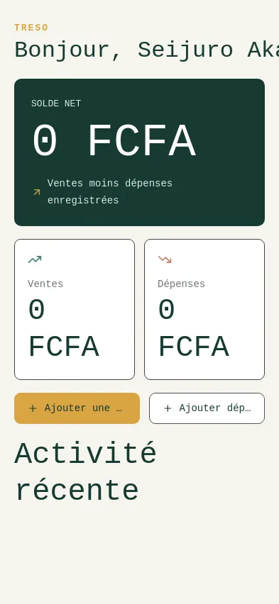 TRESO Mobile Finance Manager