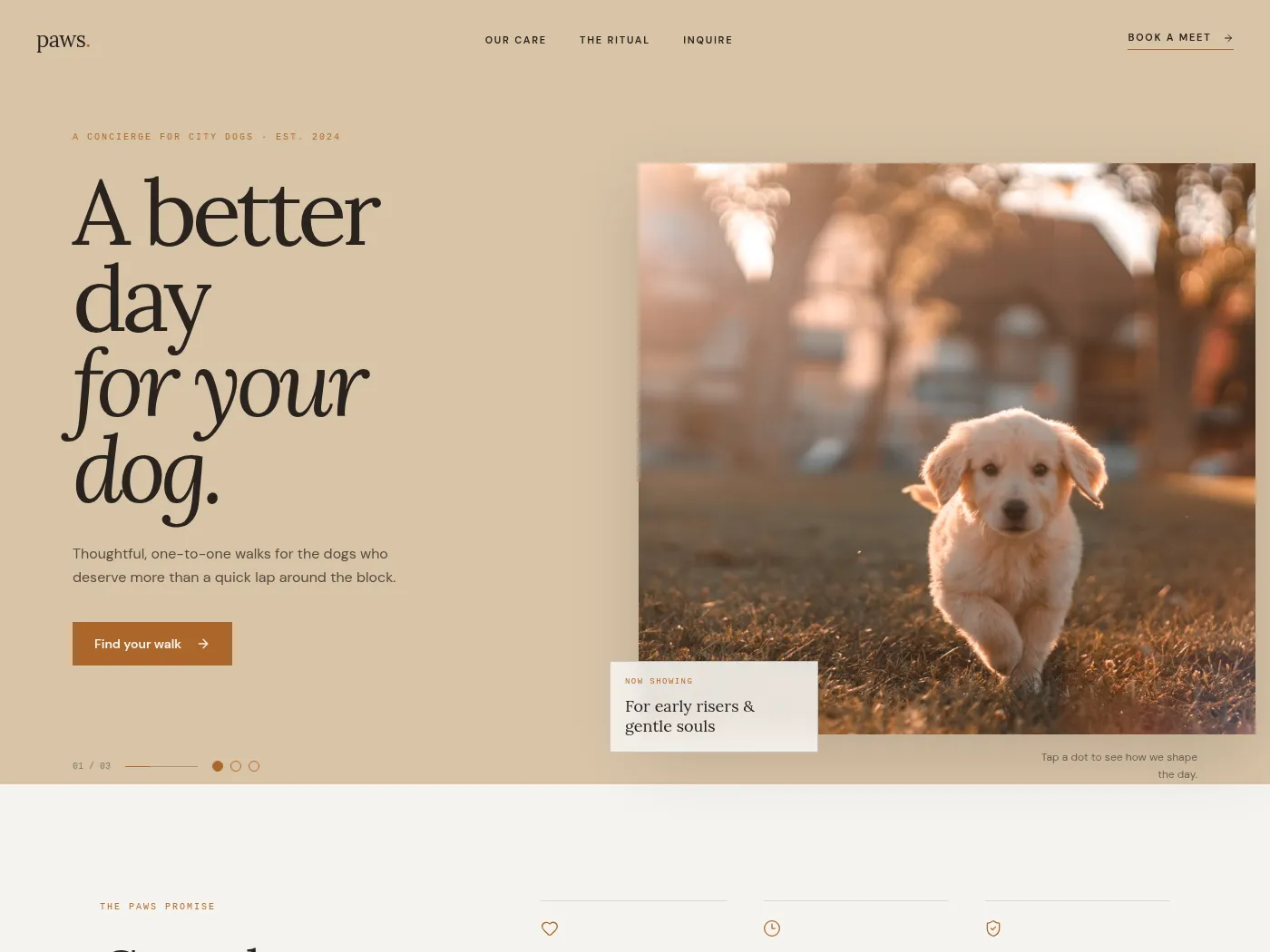 Paws Concierge Landing