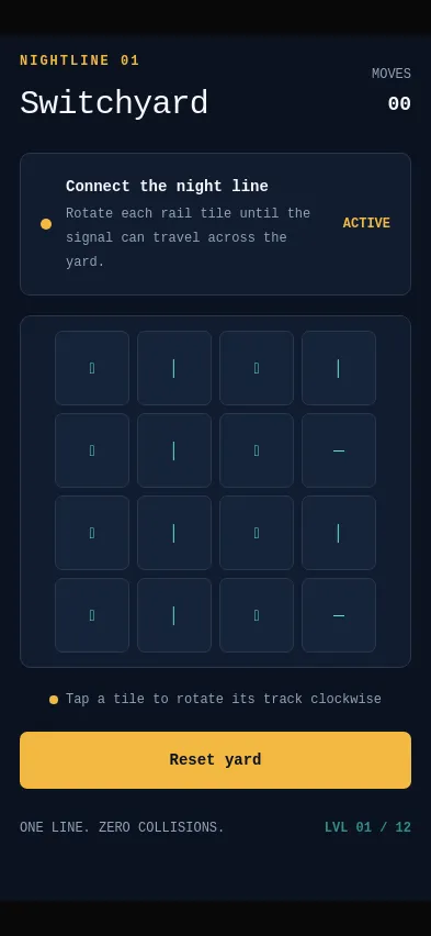 Train Tracks Puzzle Game