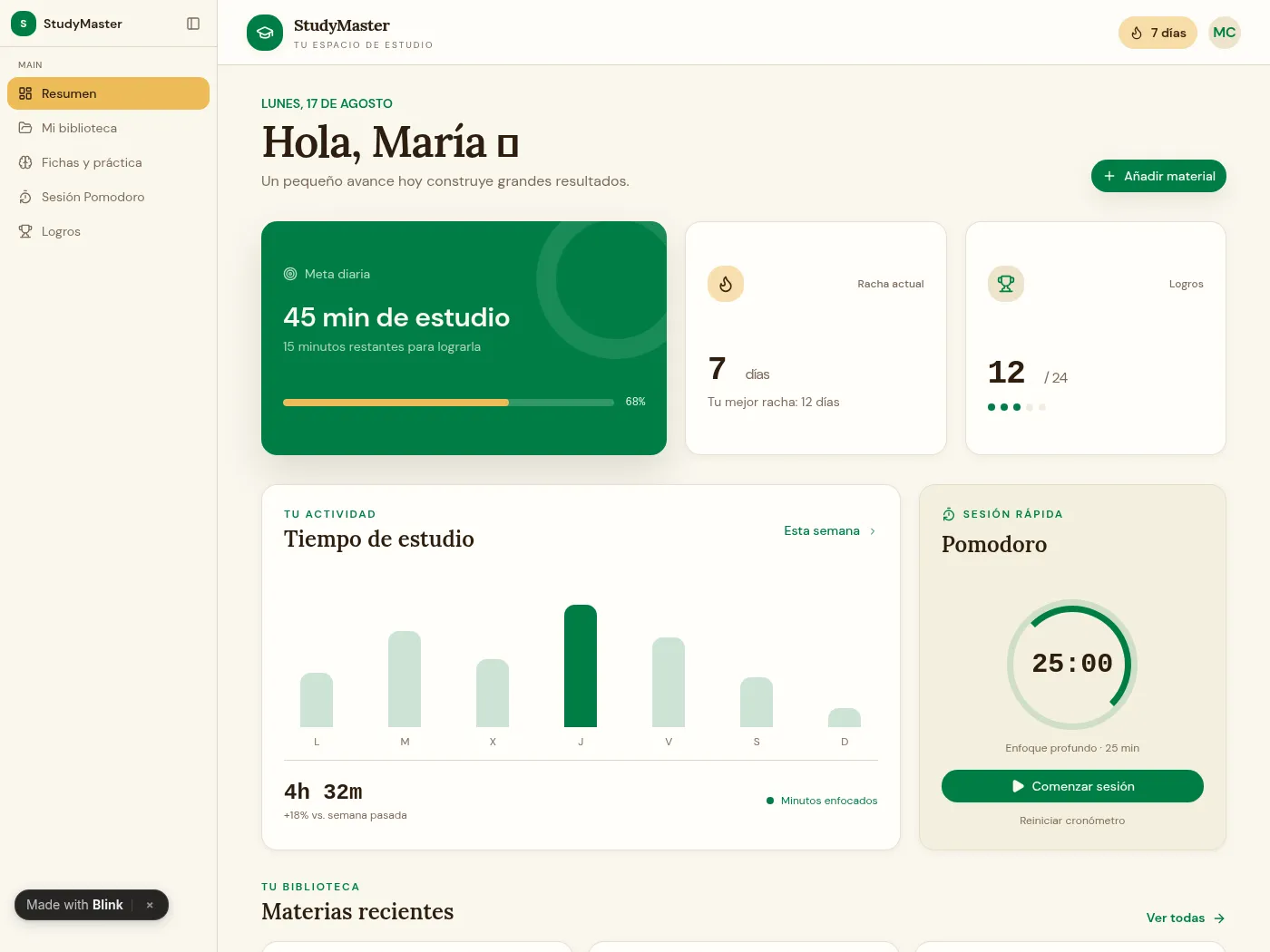 StudyMaster Web Platform