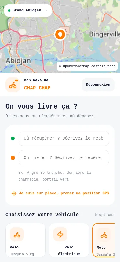 Chap Chap Delivery App