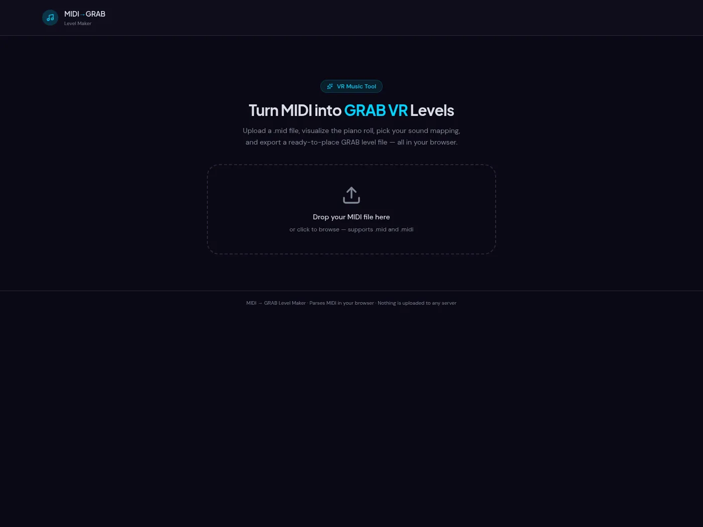 Grab MIDI Level Maker