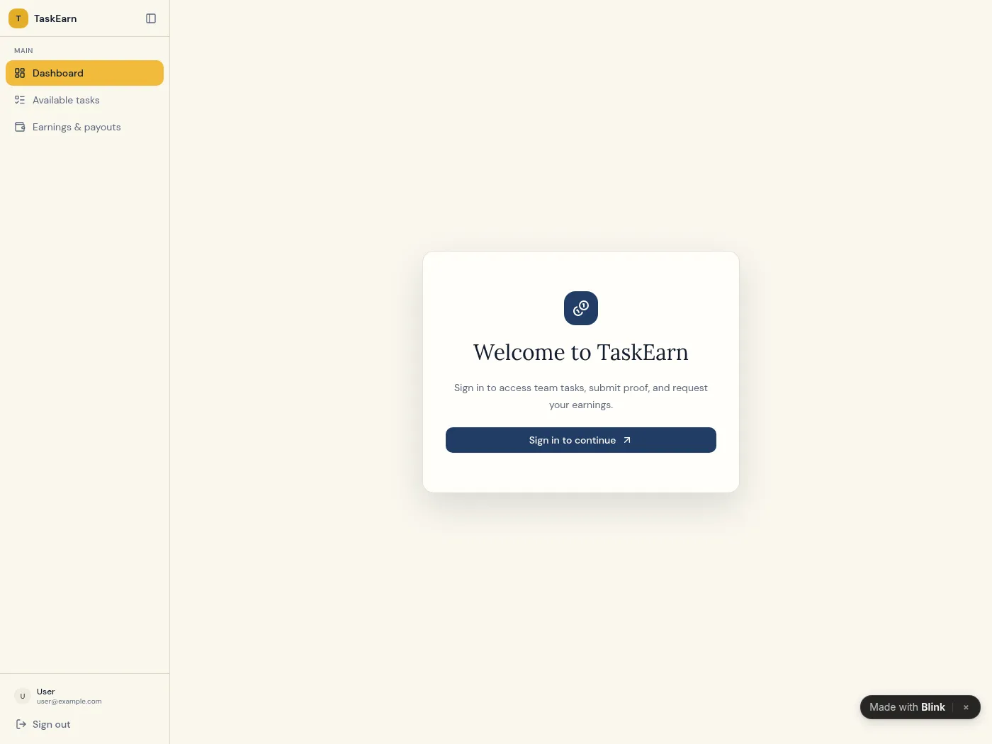 TaskEarn Platform