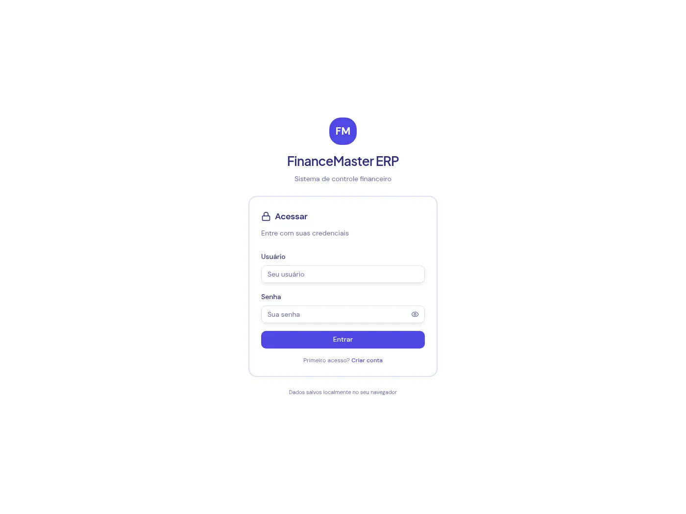 FinanceMaster ERP