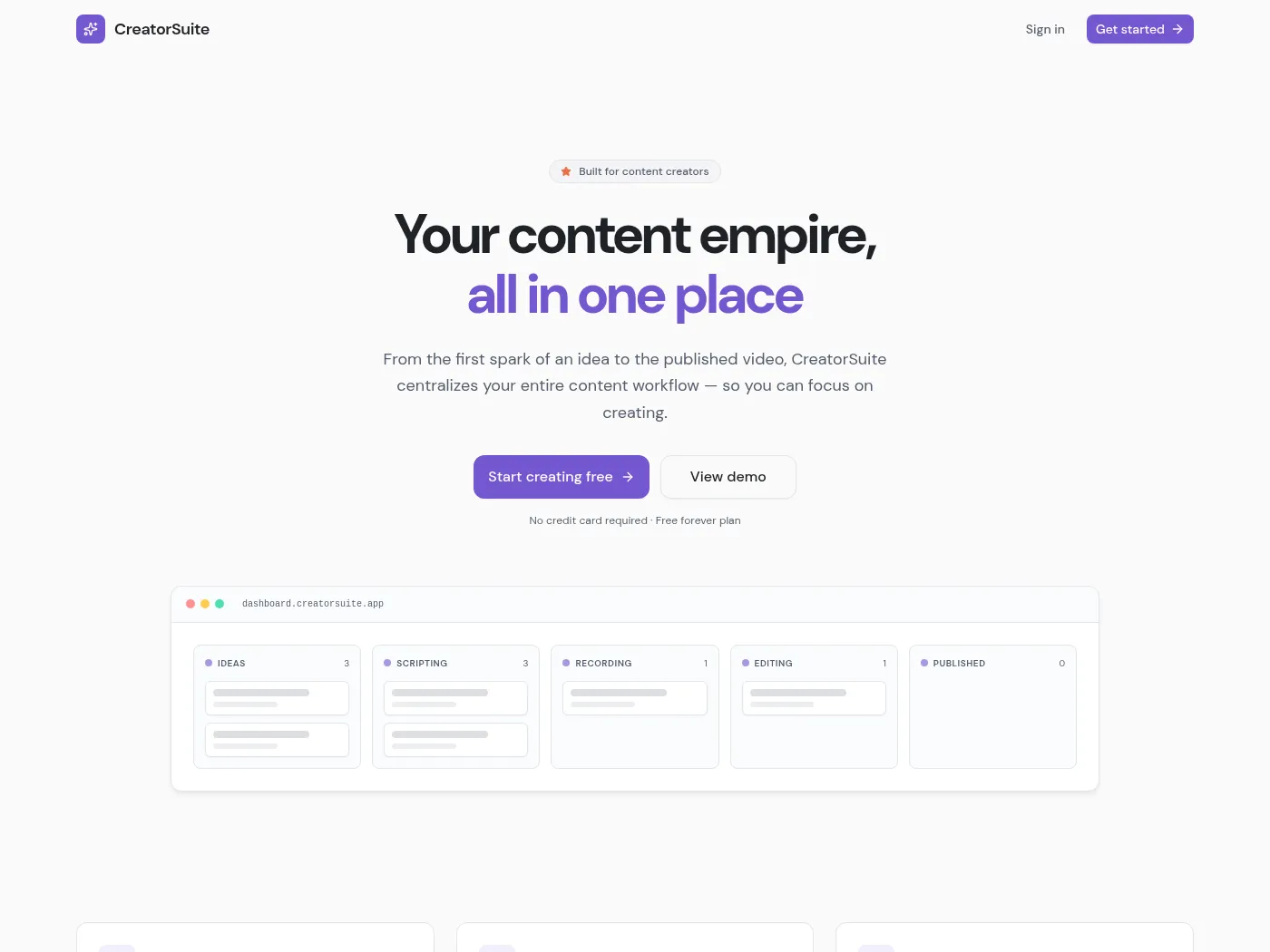 CreatorSuite All-in-One