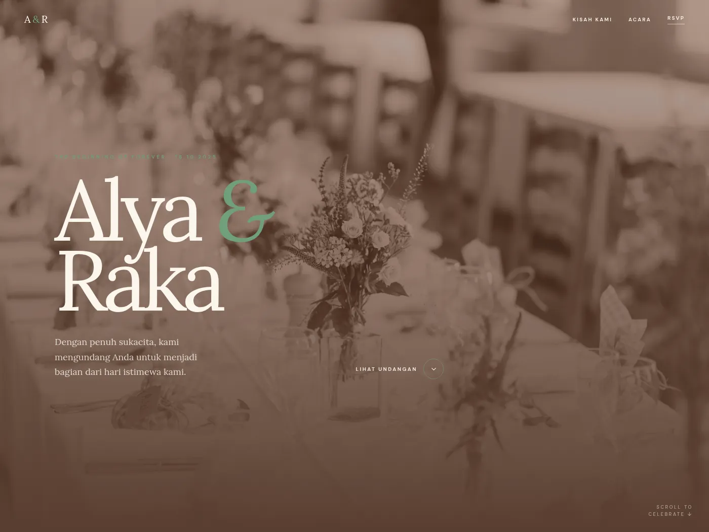 Digital Wedding Invite