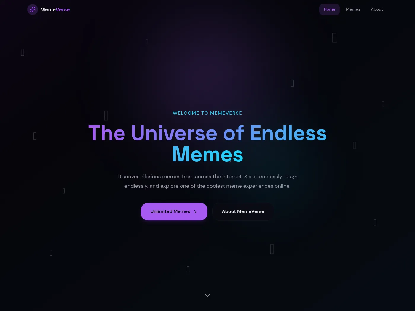 MemeVerse Entertainment Site