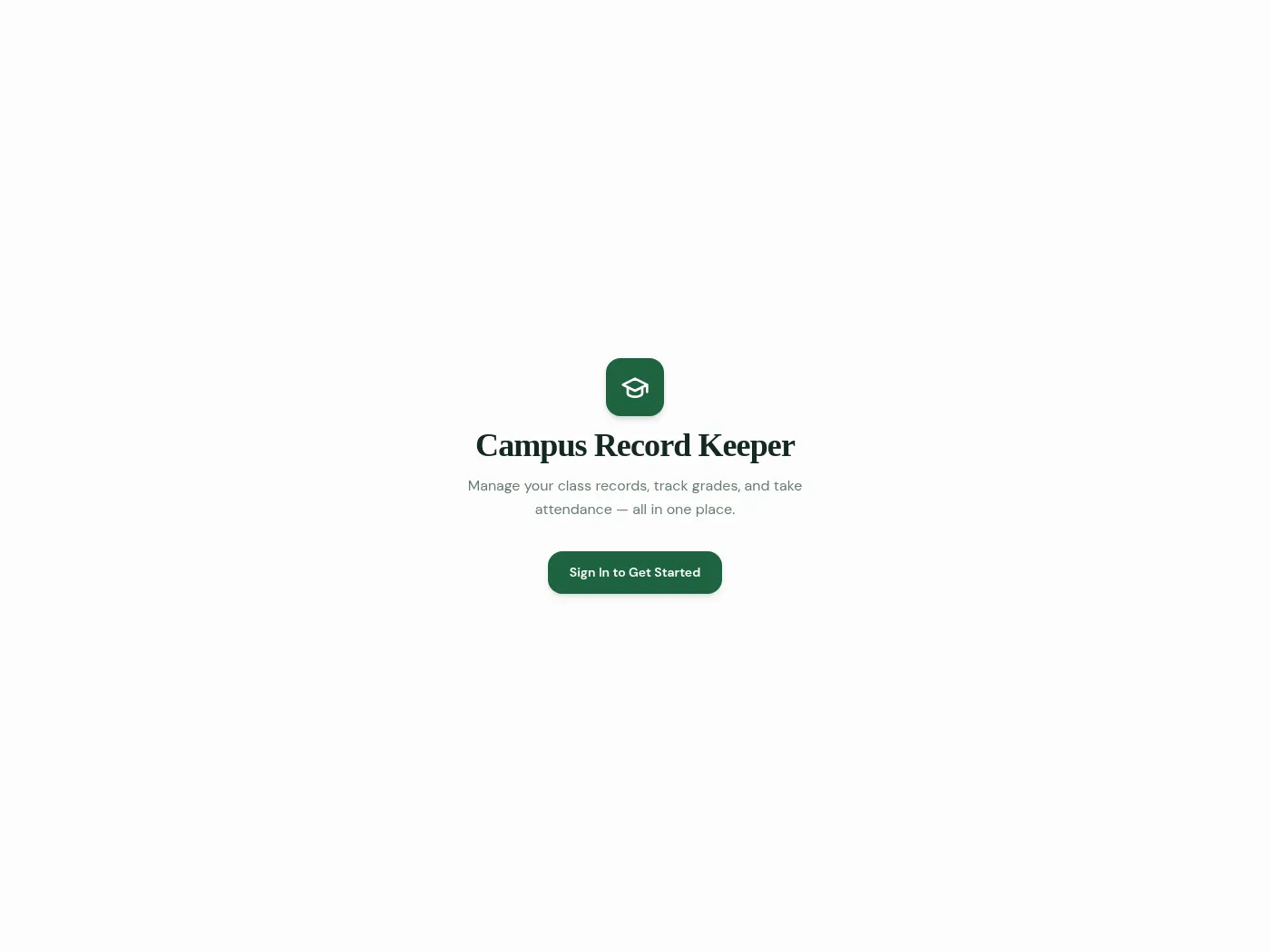 Campus Record Keeper