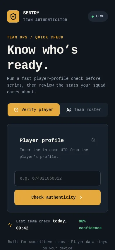 CODM Authenticator