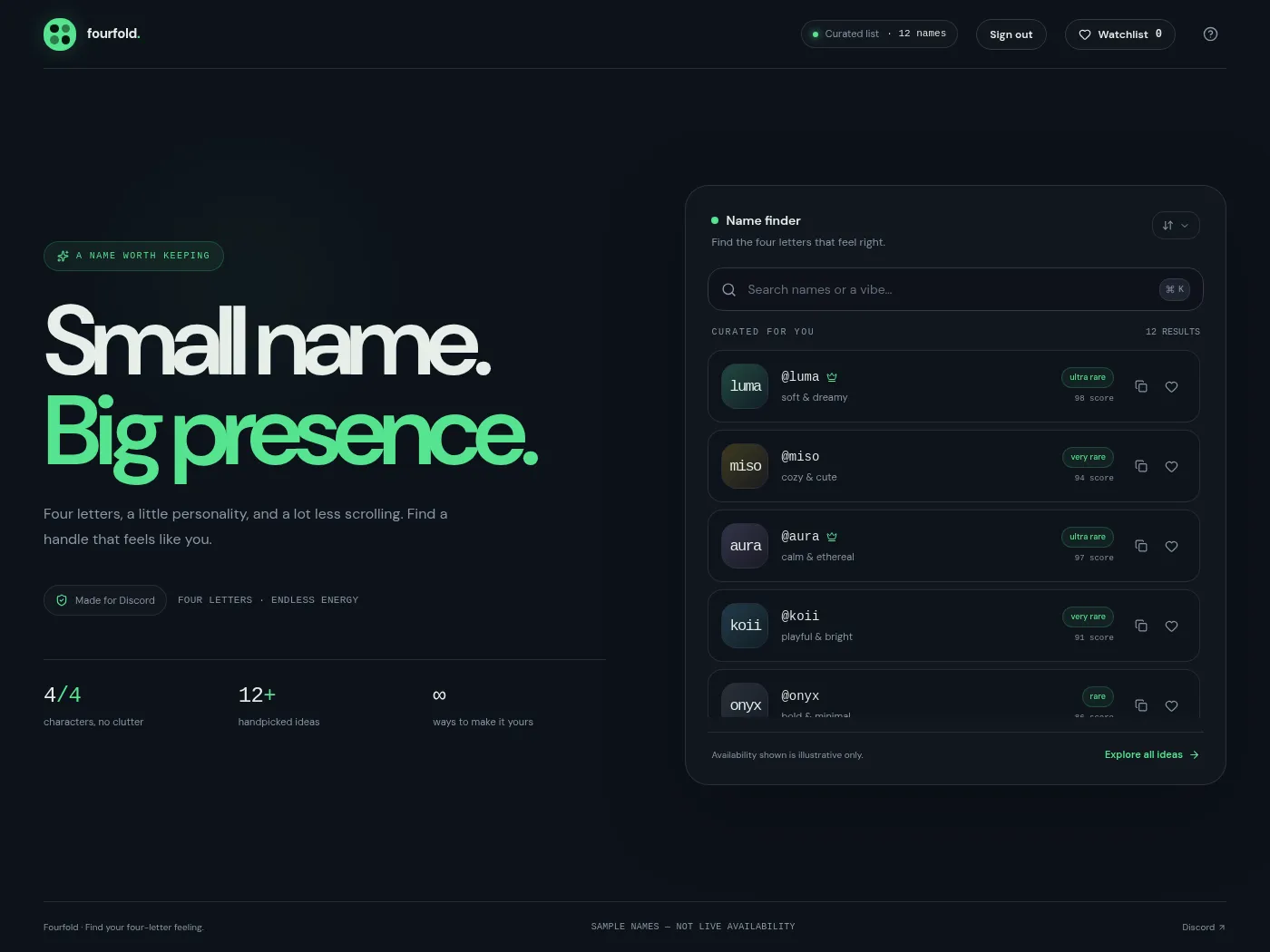 Discord Name Finder
