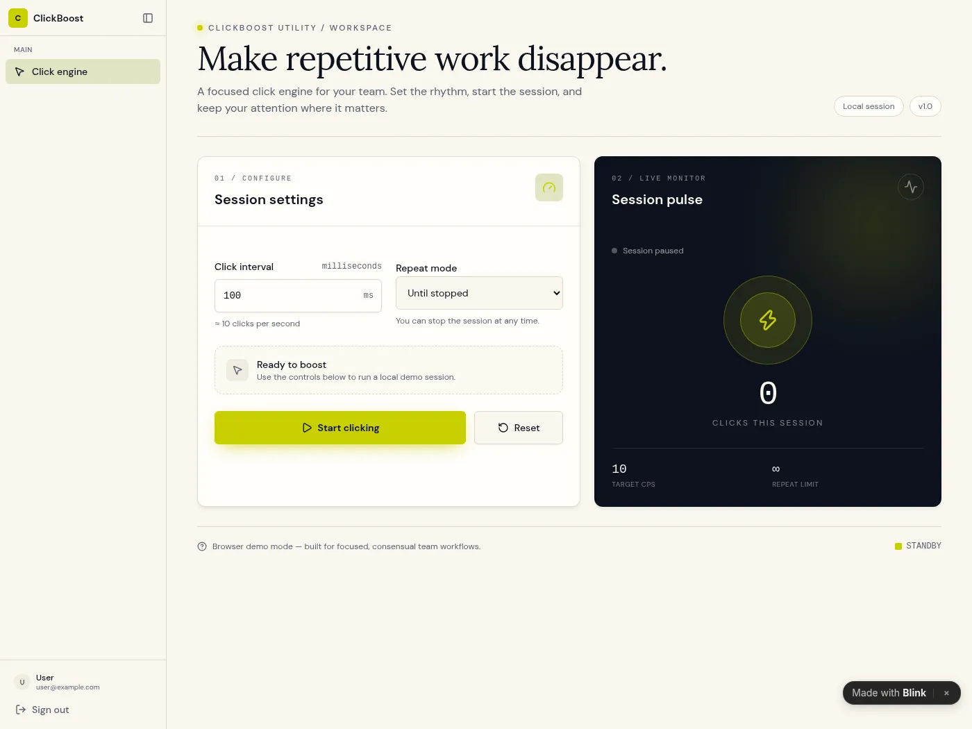 ClickBoost Utility