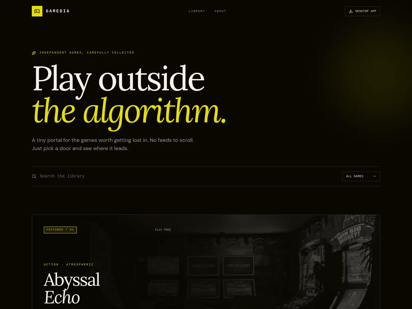 Gamedia Game Portal