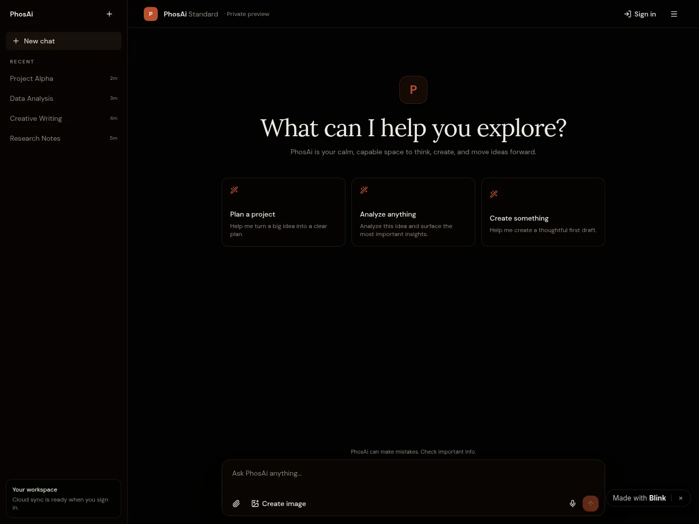 PhosAi Chat Platform