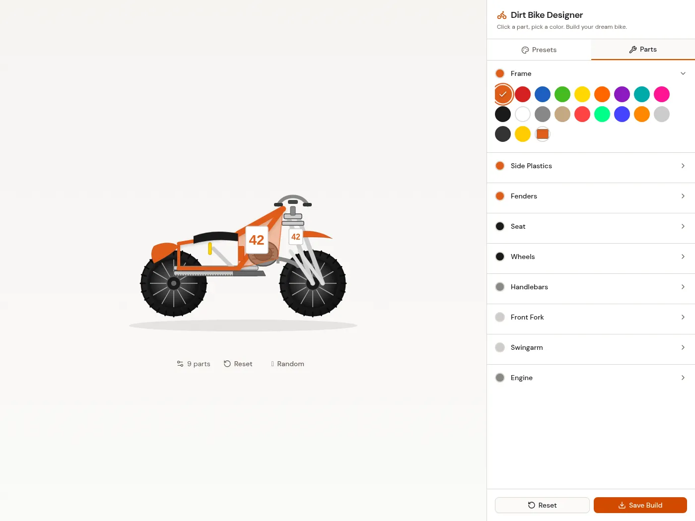 Dirt Bike Designer