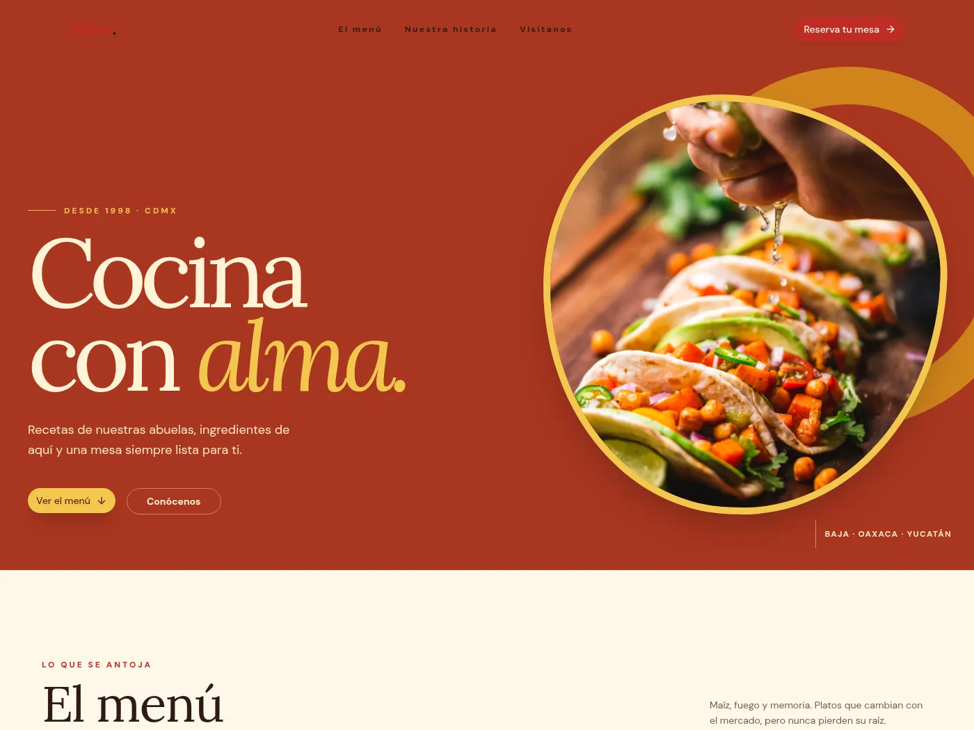Sabor Mexicano App
