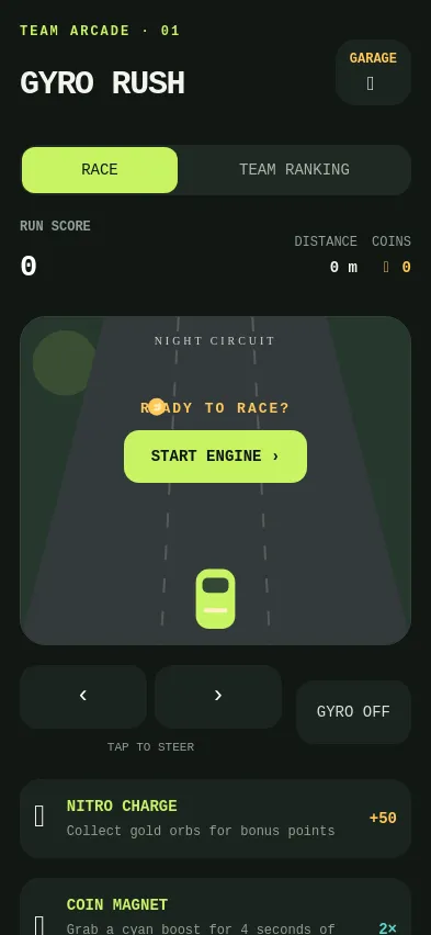 Gyro Rush Runner