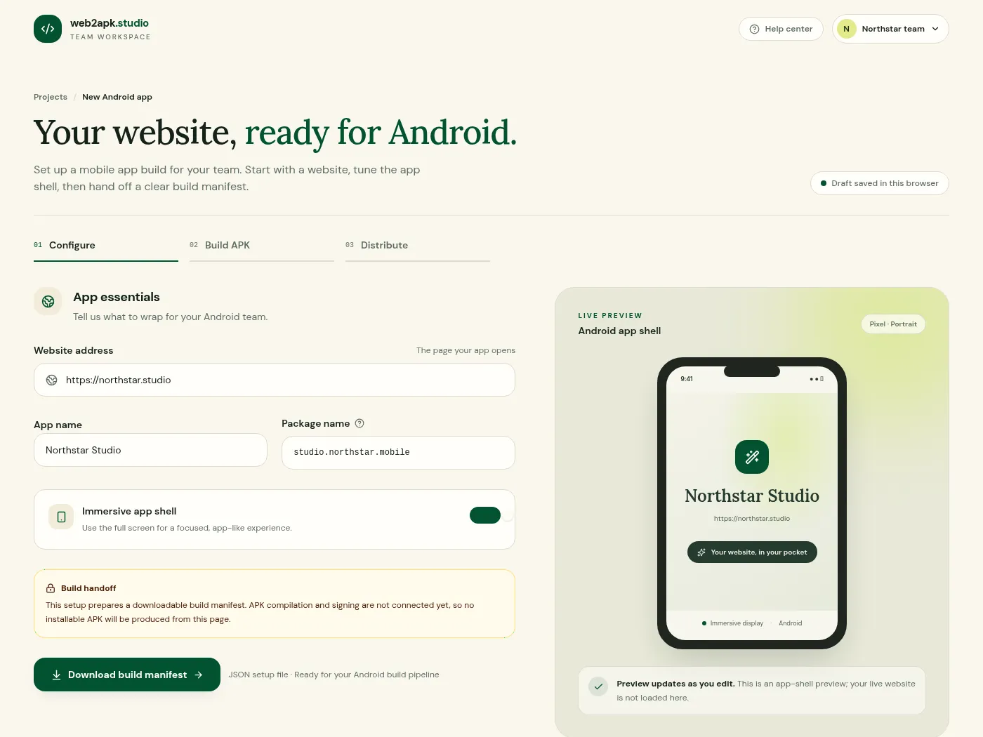 Web2APK Converter