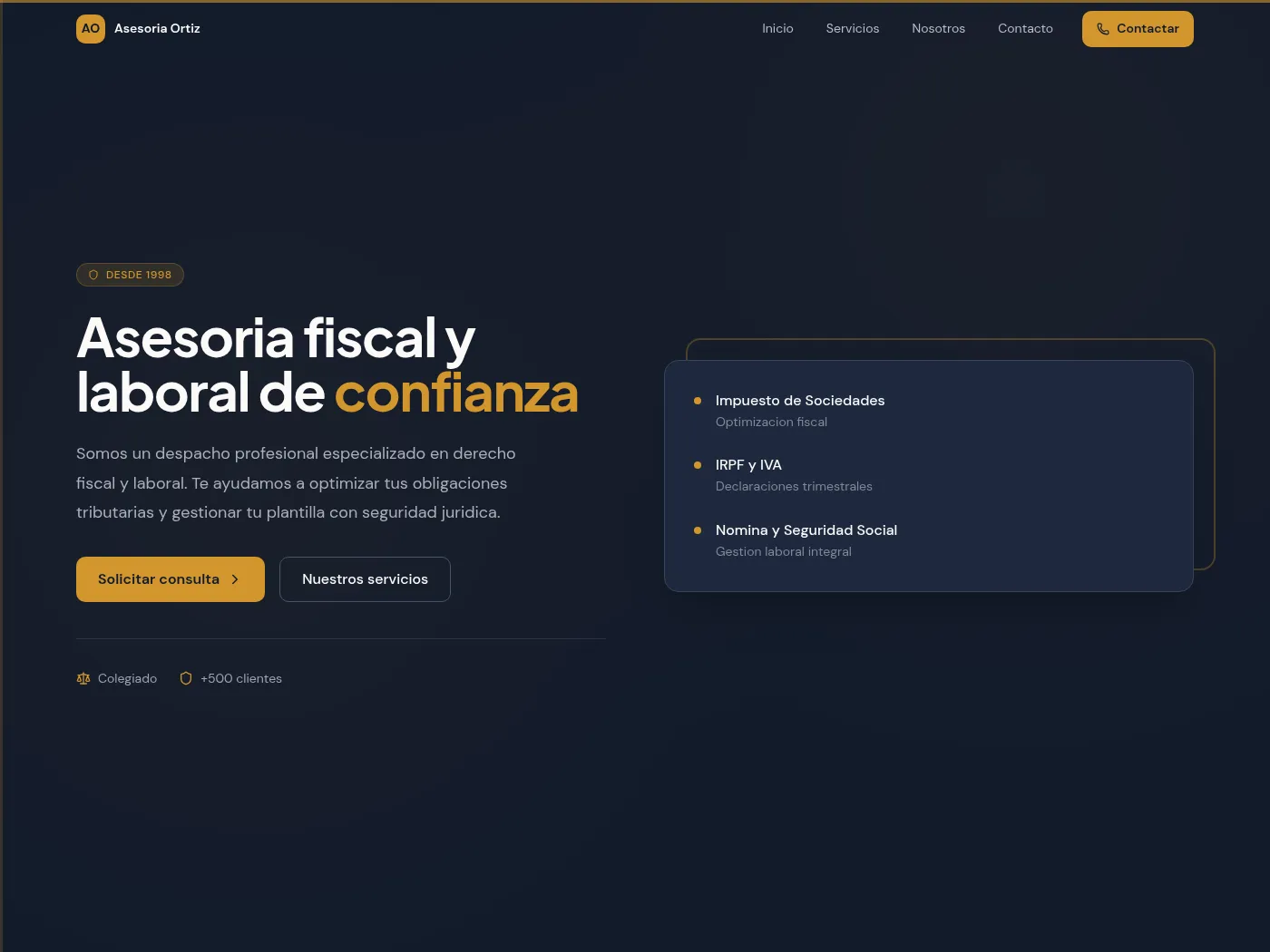 Asesoria Ortiz Web
