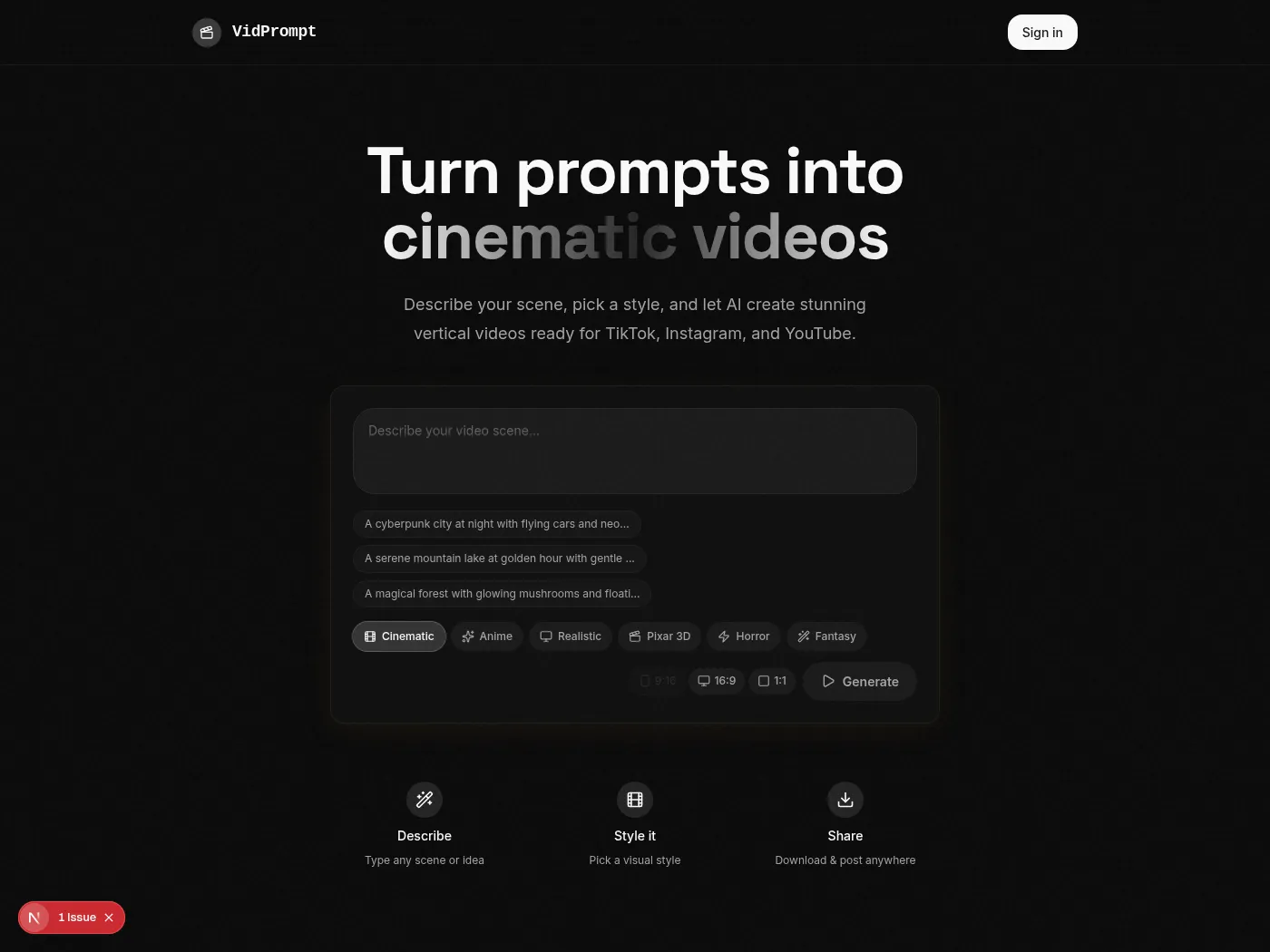 VidPrompt Studio