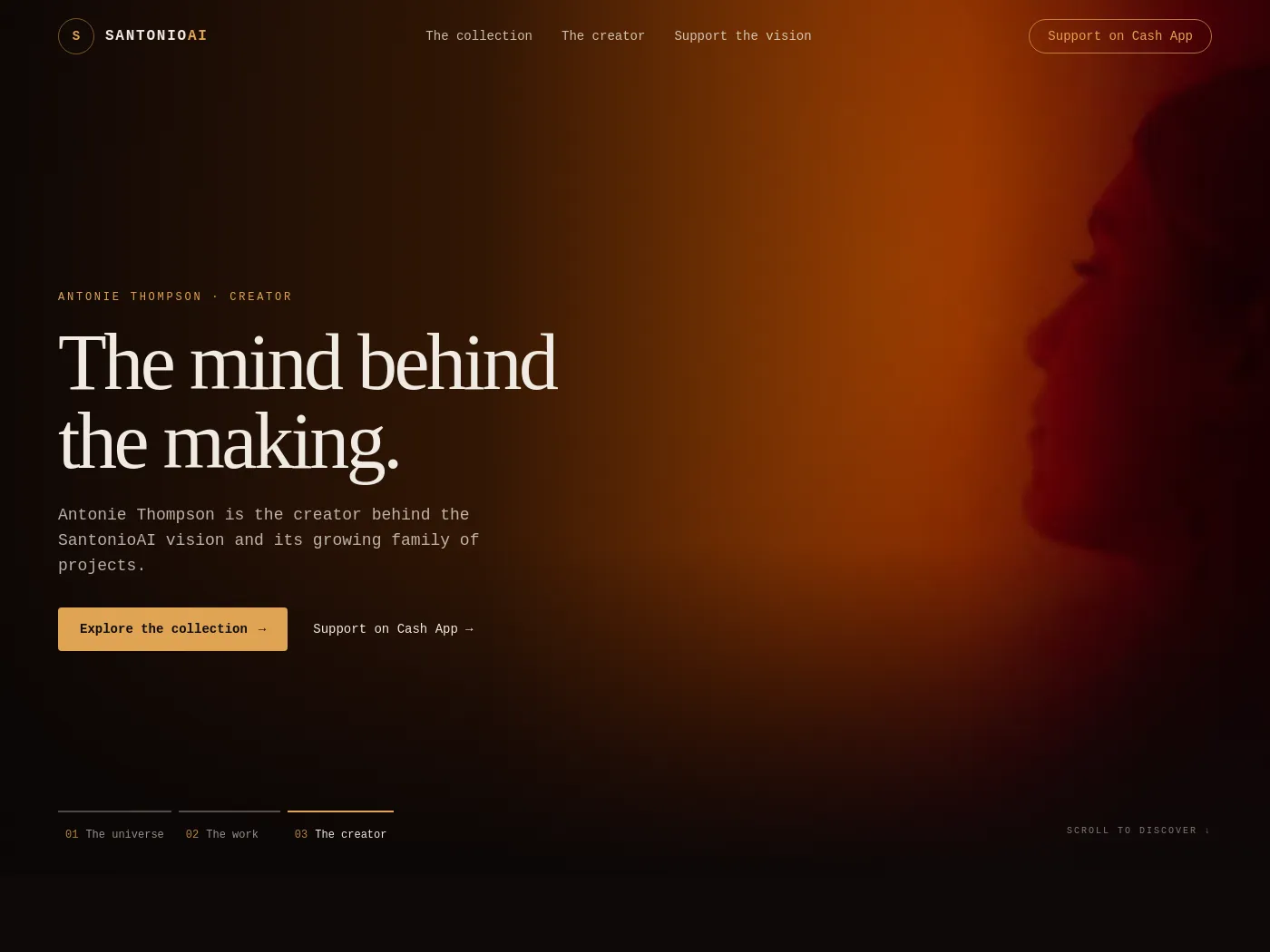 Santonio.AI. Brand Official Website SantonioASantonioAI SantonioASantonioAn