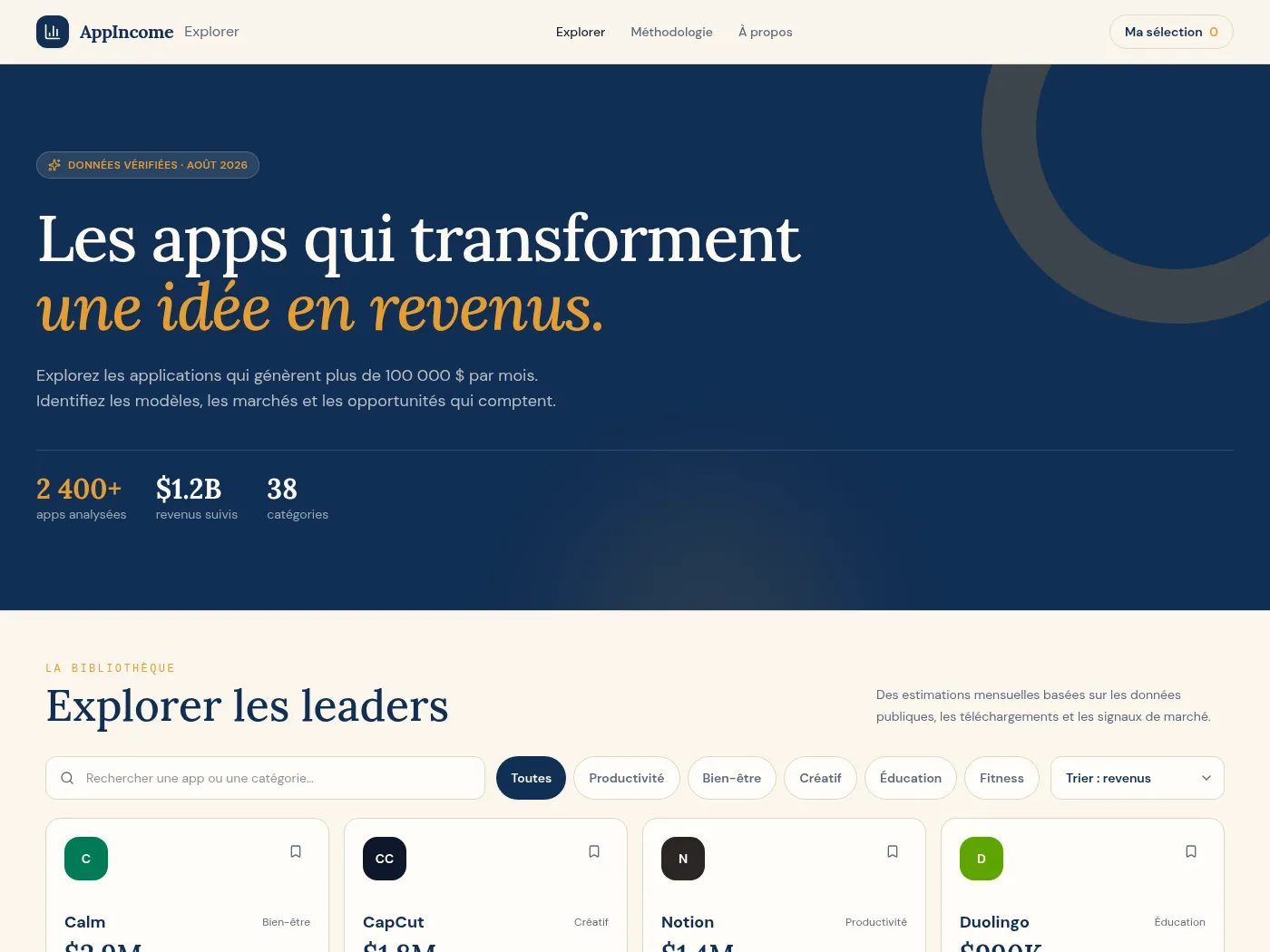 AppIncome Explorer