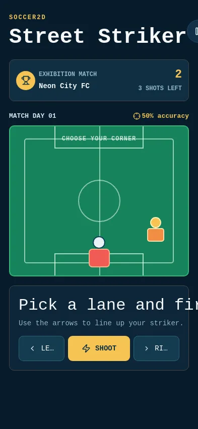 Soccer2D Mobile Game