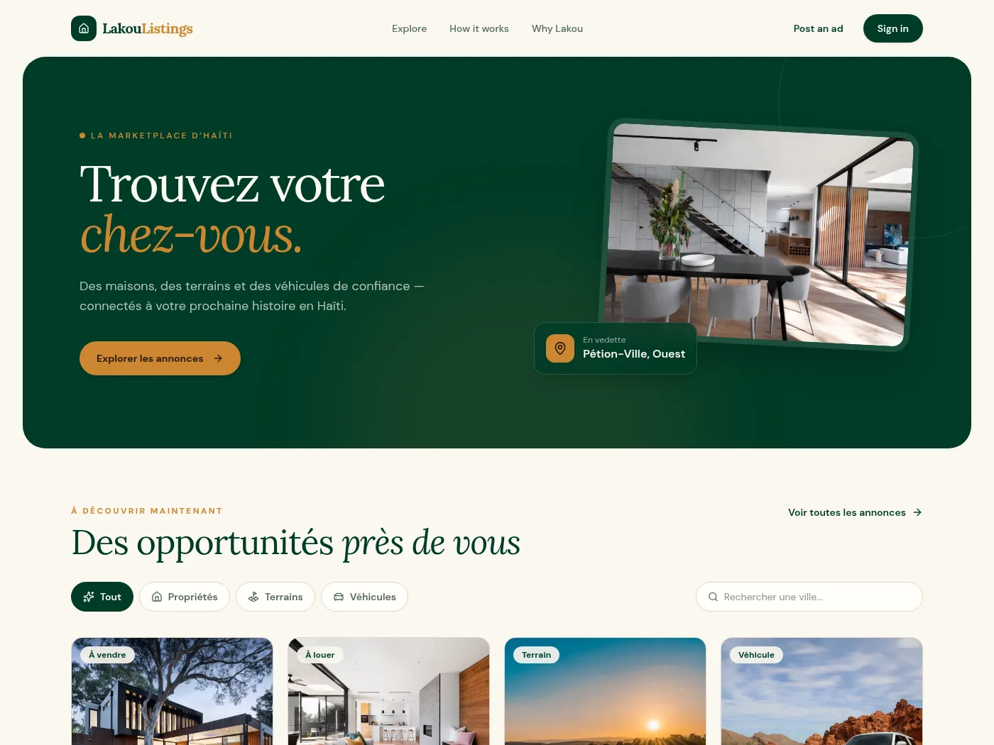 Haiti Property & Vehicle Hub