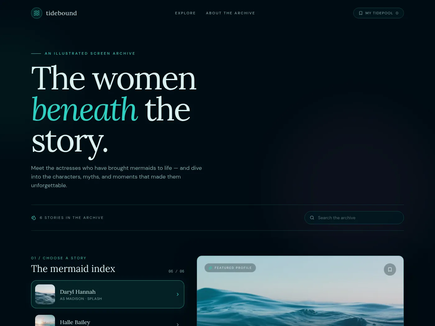 Mermaid Actress Explorer