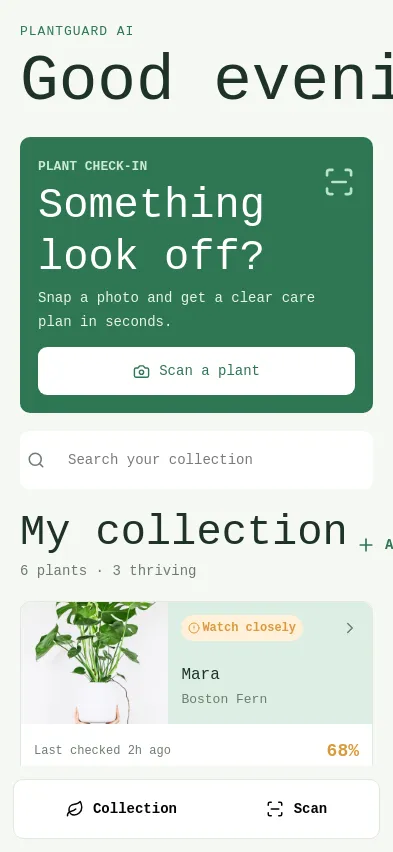 PlantGuard AI App