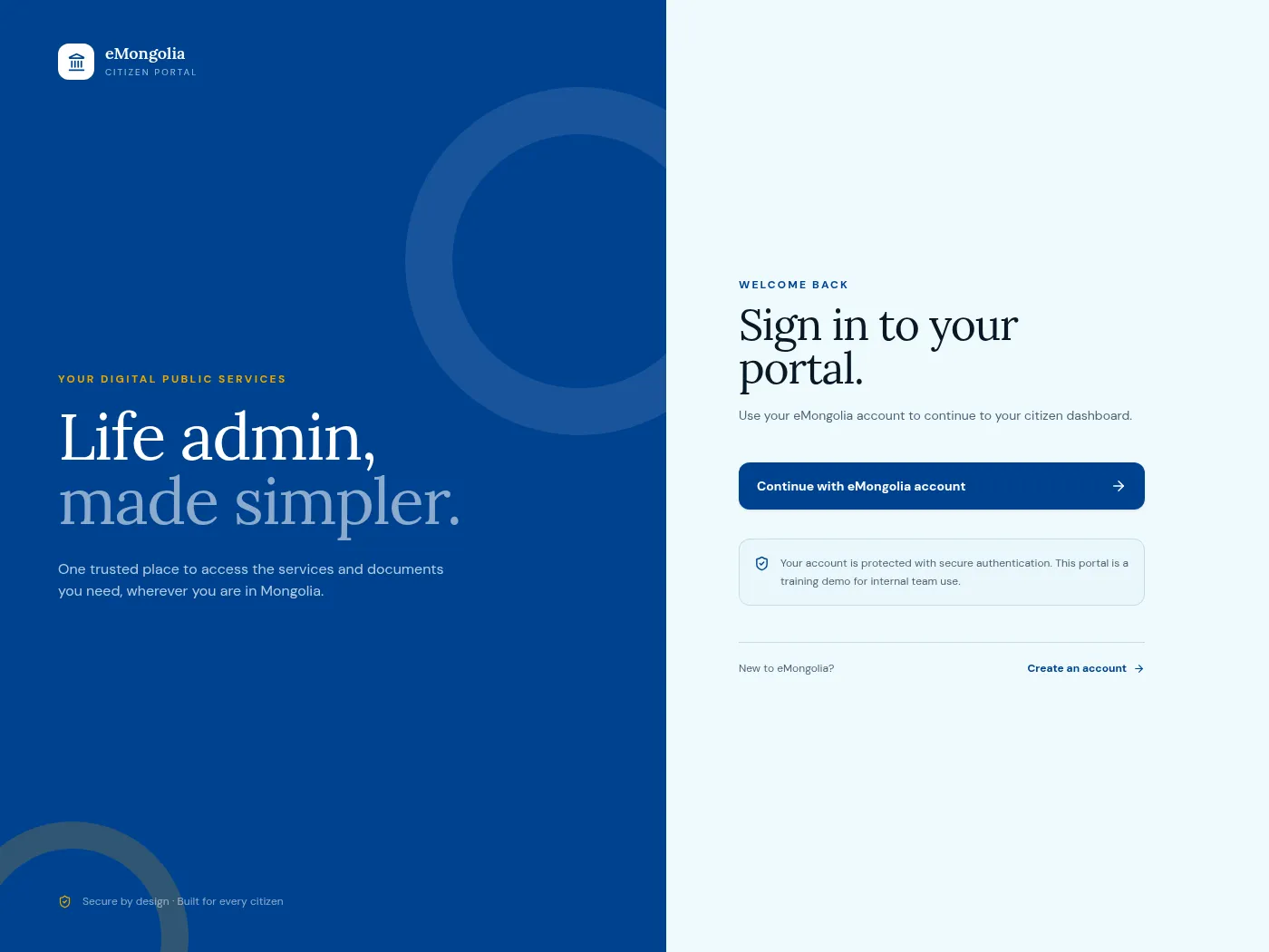 Mongolia Demo Portal