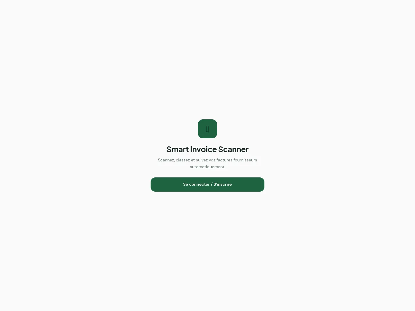 Smart Invoice Scanner