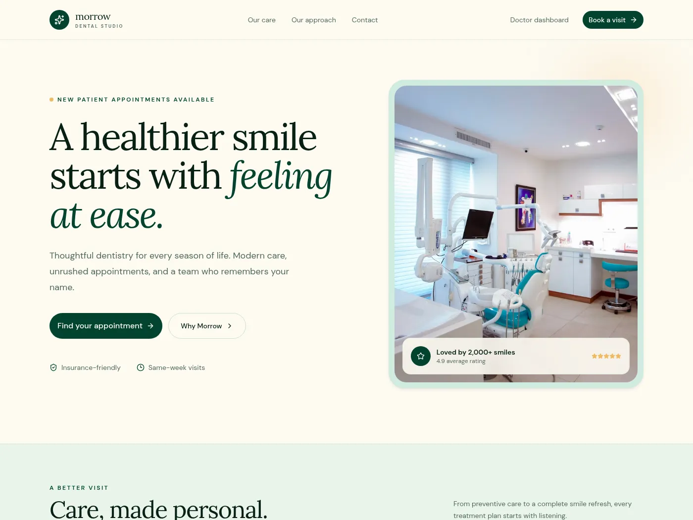 Dental Clinic Booker