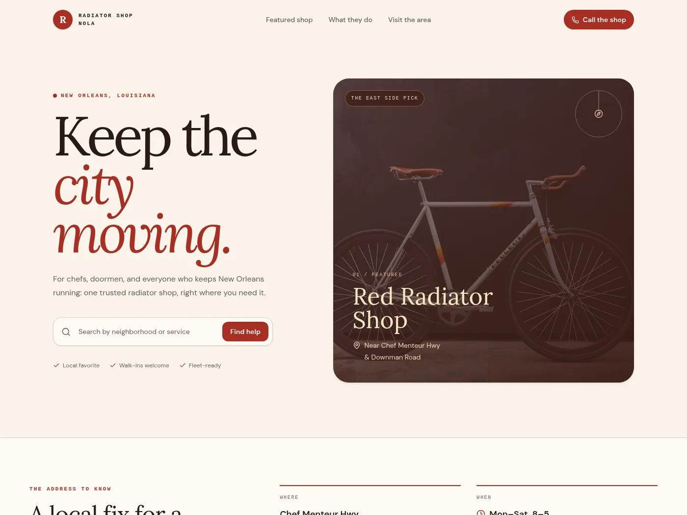 Radiator Shop Directory