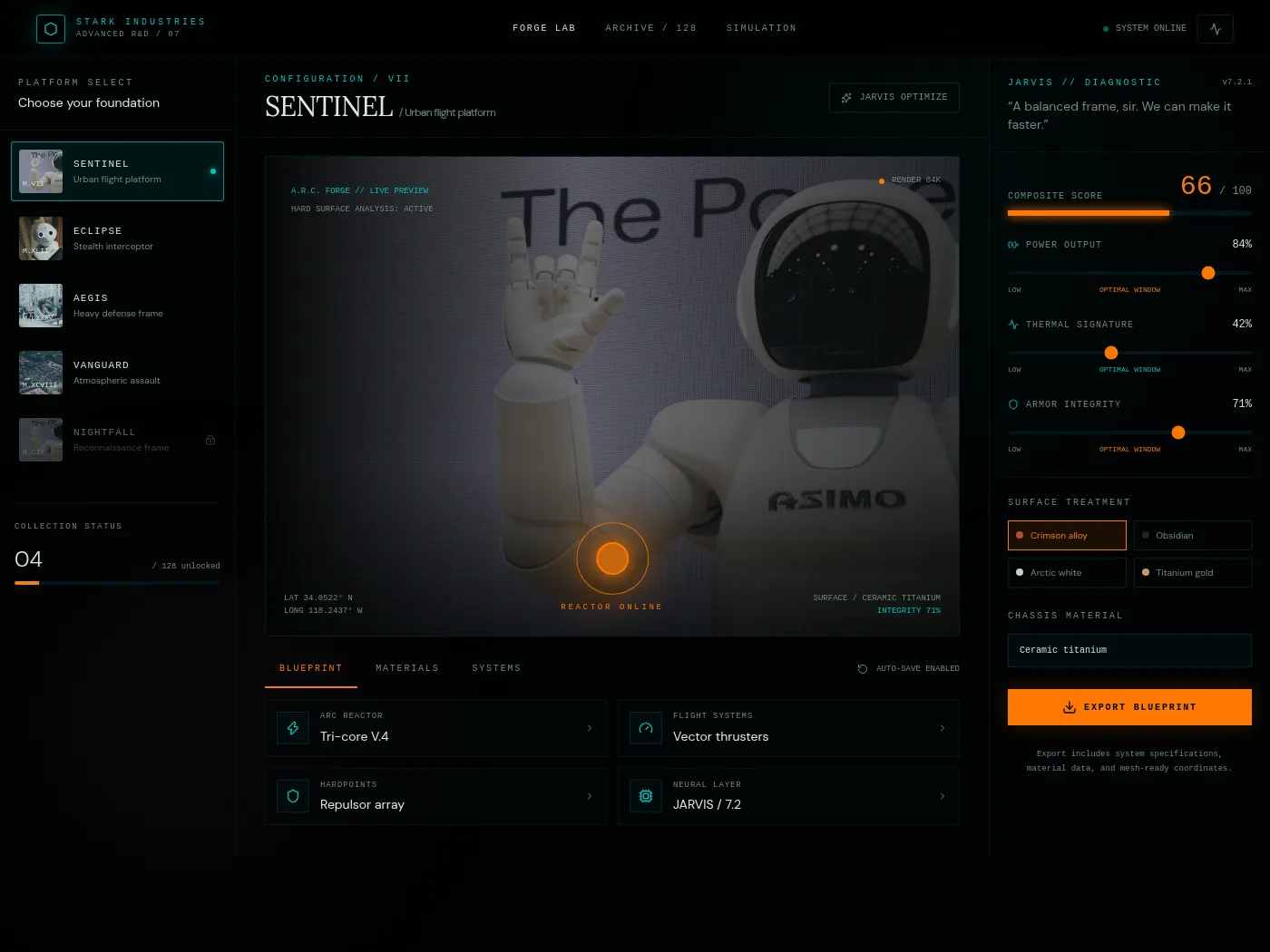 Ironman Suit Builder