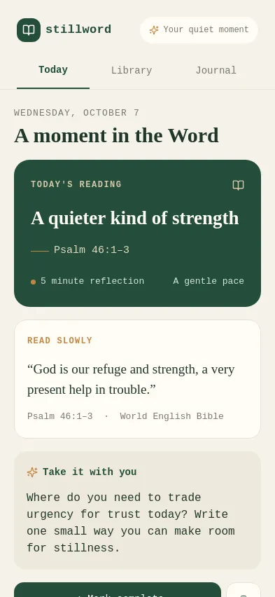 My Bible Study App