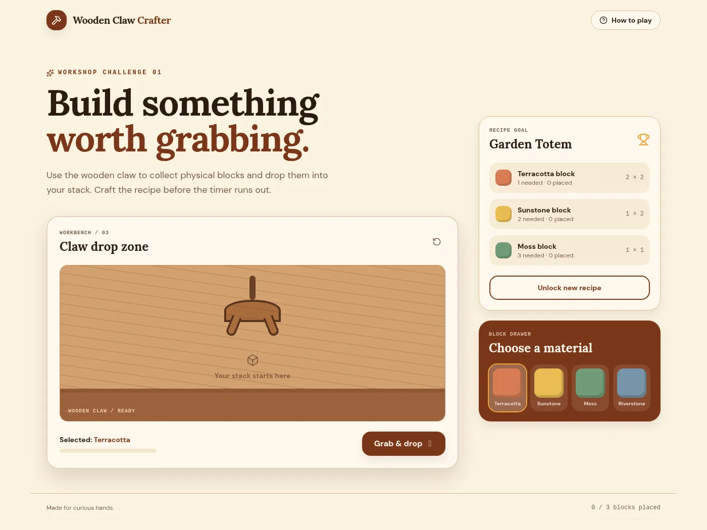 Wooden Claw Crafter