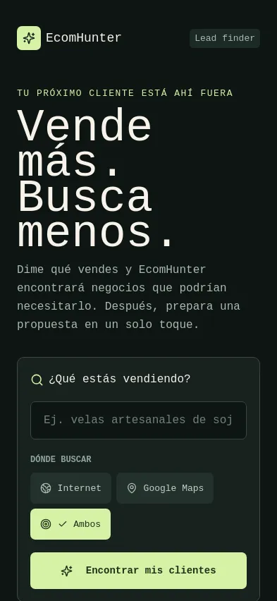 EcomHunter Lead Finder