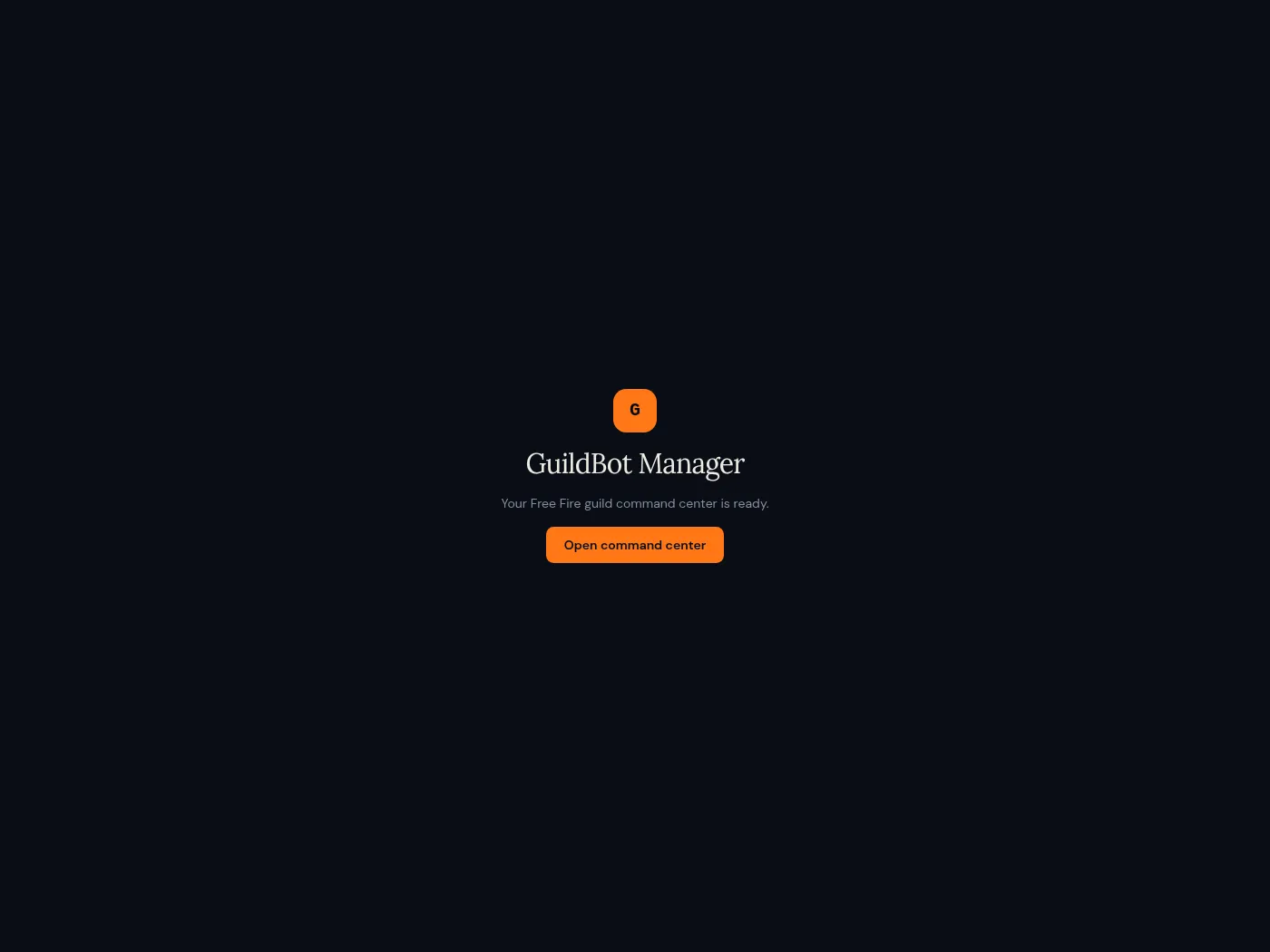 GuildBot Manager
